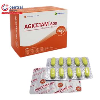 [CHÍNH HÃNG] Thuốc Agicetam 800 điều trị các triệu chứng thần kinh