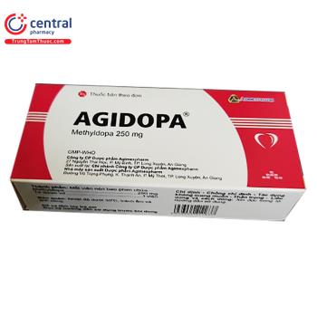 [CHÍNH HÃNG] Thuốc Agidopa 250mg điều trị tăng huyết áp
