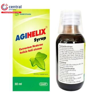 Thuốc Agihelix Syrup - Giúp giảm ho và giảm đau họng hiệu quả