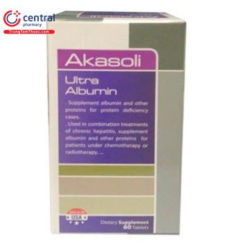 [CHÍNH HÃNG] Thuốc Akasoli Ultra Albumin của Mỹ - thuốc bổ cho bà bầu