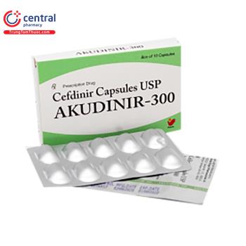 Thuốc Akudinir-300 - thuốc điều trị nhiễm khuẩn nặng
