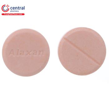 Thuốc Alaxan (vỉ 4viên): Tác dụng, cách dùng, liều dùng