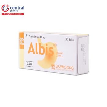 Thuốc Albis - thuốc điều trị viêm loét dạ dày: tác dụng, cách dùng