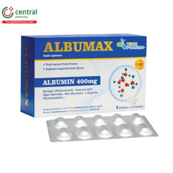 Albumax TechPharma - tăng cường đề kháng, nâng cao sức khỏe