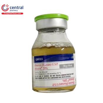 [CHÍNH HÃNG] Thuốc Albutein 20% 50ml: dịch truyền điều trị sốc