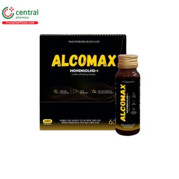Giải rượu Alcomax giảm tác hại gây đau đầu, choáng váng của rượu bia