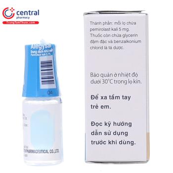 Thuốc Alegysal 0.1% 5ml: Cách dùng – liều dùng, lưu ý khi sử dụng