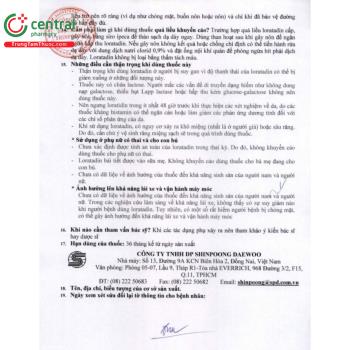 Thuốc Alertin 10mg -Điều trị viêm mũi dị ứng, nổi mề đay vô căn, ngứa