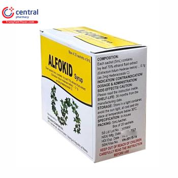 [CHÍNH HÃNG] Thuốc Alfokid Syrup điều trị ho khan, ho có đờm