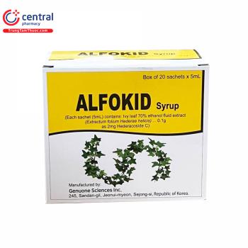 [CHÍNH HÃNG] Thuốc Alfokid Syrup điều trị ho khan, ho có đờm