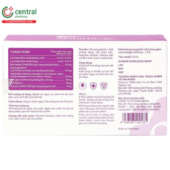 Alisha Biotic For Women bổ sung lợi khuẩn, hỗ trợ sức khoẻ nữ giới.
