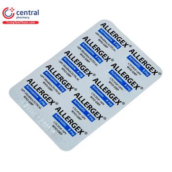 [CHÍNH HÃNG] Thuốc Allergex 8mg - Thuốc chống dị ứng