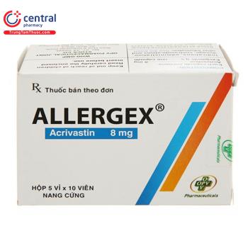[CHÍNH HÃNG] Thuốc Allergex 8mg - Thuốc chống dị ứng