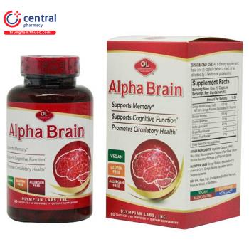 [CHÍNH HÃNG] Thuốc Alpha Brain- Hỗ trợ cải thiện tuần hoàn não