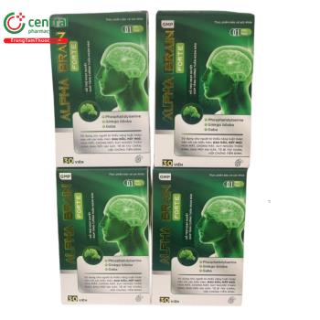 Thuốc Alpha Brain Forte tăng cường tuần hoàn não, hỗ trợ hoạt huyết