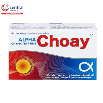 Thuốc Alpha Choay giảm sưng phù nề, sau chấn thương