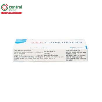 Thuốc Alpha-Chymotrypsin Euvipharm giảm nhanh phù nề sau chấn thương