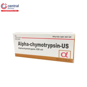 Thuốc Alpha-Chymotrypsin-US - Thuốc điều trị phù nề sau chấn thương ...