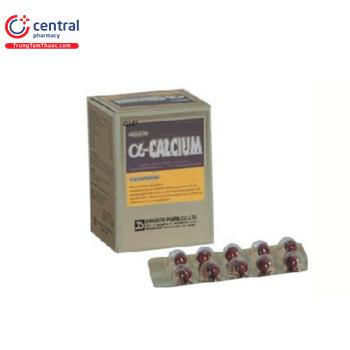 Thuốc α- Calcium (Alpha-Calcium) : Chỉ định, liều dùng