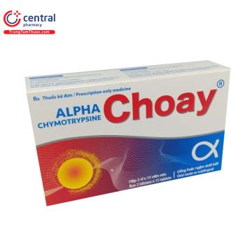 Thuốc Alpha Choay giảm sưng phù nề, sau chấn thương