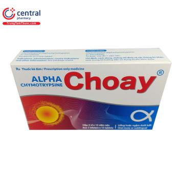 Thuốc Alpha Choay giảm sưng phù nề, sau chấn thương