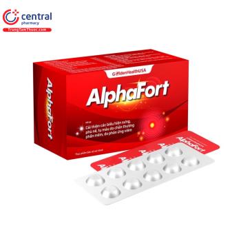 AlphaFort: Viên uống hỗ trợ giảm triệu chứng phù nề, sung đau, tụ máu