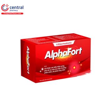 AlphaFort: Viên uống hỗ trợ giảm triệu chứng phù nề, sung đau, tụ máu