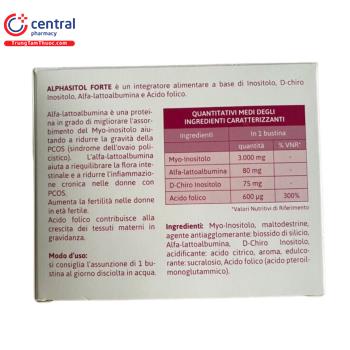 Thuốc Alphasitol forte giải pháp hỗ trợ ở người buồng trứng đa nang