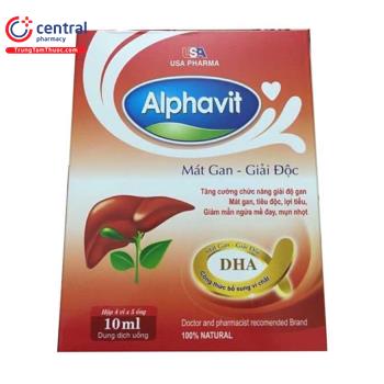 [CHÍNH HÃNG] Thuốc Alphavit Mát Gan - Giải Độc: làm mát, bảo vệ gan