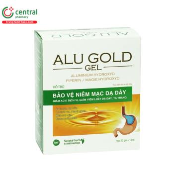 Thuốc Alu Gold Gel hỗ trợ giảm acid dịch vị, bảo vệ niêm mạc dạ dày