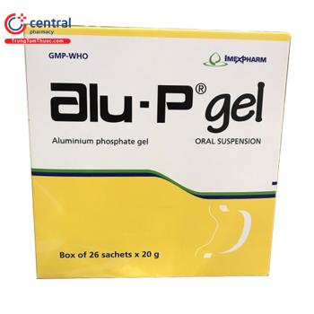 Thuốc Alu-P Gel điều trị loét dạ dày-tá tràng, viêm thực quản