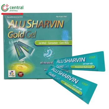 Alu Sharvin Gold Gel - Hỗ trợ giảm acid dịch vị, giảm viêm loét dạ dày