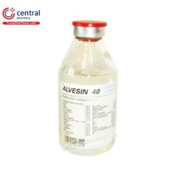 Dung dịch tiêm truyền Alvesin 40 chai 250ml: Tác dụng và chỉ định