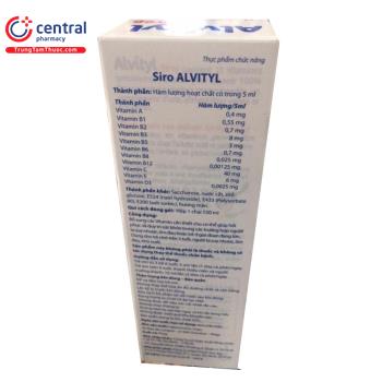 [CHÍNH HÃNG] Thuốc Alvityl Syrop hỗ trợ tăng cường hệ miễn dịch