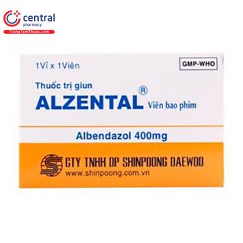 Thuốc Alzental 400mg: tác dụng, chỉ định và liều dùng