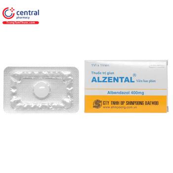 Thuốc Alzental 400mg: tác dụng, chỉ định và liều dùng