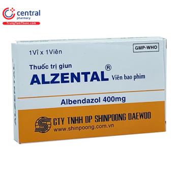 Thuốc Alzental 400mg: tác dụng, chỉ định và liều dùng