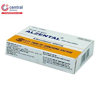 Thuốc Alzental 400mg: tác dụng, chỉ định và liều dùng