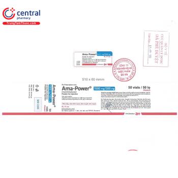[CHÍNH HÃNG] Thuốc Ama-Power kháng sinh điều trị nhiễm khuẩn