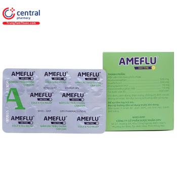 Thuốc Ameflu Day Time (viên) điều trị cảm lạnh, cảm cúm hiệu quả