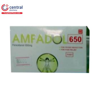 Thuốc Amfadol 650 - Thuốc giảm đau hạ sốt hiệu quả