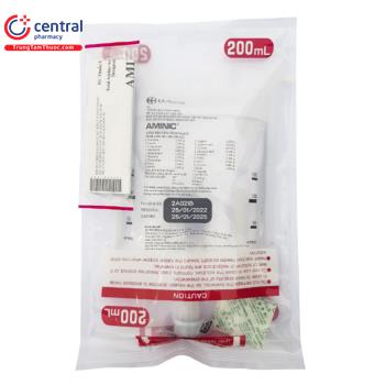 Aminic 200ml - Dung dịch tiêm truyền tĩnh mạch bổ sung đạm cho cơ thể