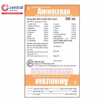 [CHÍNH HÃNG] Thuốc Aminoleban 500ml bổ sung Acid amin cho cơ thể