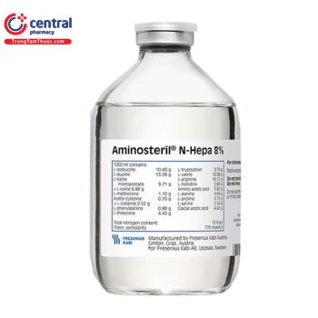 [CHÍNH HÃNG] Thuốc Aminosteril N-Hepa 8% 250ml - Cung cấp chất đạm