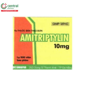Thuốc Amitriptylin 10mg Danapha điều trị tình cảm trầm cảm, lo âu