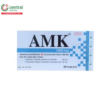 Thuốc AMK 1000mg - điều trị nhiễm khuẩn do vi khuẩn nhạy cảm gây ra
