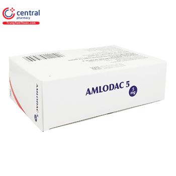 [CHÍNH HÃNG] Thuốc Amlodac 5 (Amlodipin 5mg) điều trị tăng huyết áp