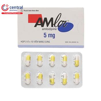 [CHÍNH HÃNG] Thuốc Amlor 5mg Pháp: tác dụng, liều dùng, giá