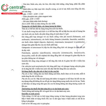 Thuốc Ampetox 1,5g điều trị loét dạ dày, tá tràng, giảm đau, ợ hơi, ợ chua