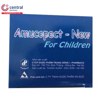 [CHÍNH HÃNG] Thuốc Amucopect-New For Children - Thuốc giảm nôn do đờm
